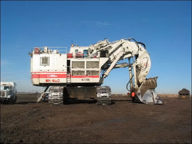O&K RH 400 escavatore terex